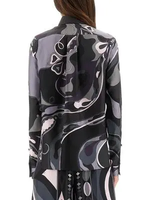 Emilio Pucci Orchid Print Shirt