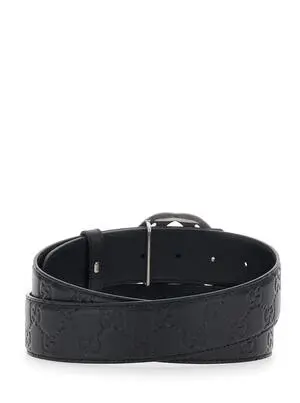Gucci Reversible Leather Gg Buckle Belt - Multicolor