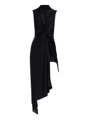 Balenciaga Asymmetrical Dress - Black