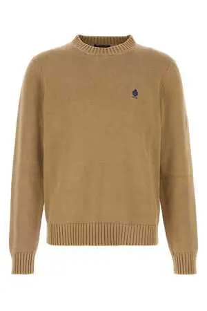 Prada Camel Cotton Sweater - Brown