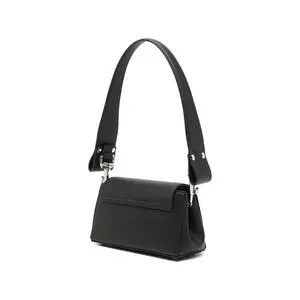 VIVIENNE WESTWOOD Calf Leather Shoulder Bag - Black