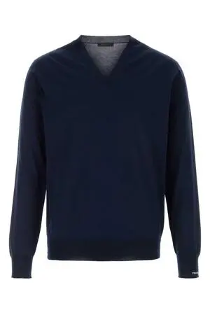 Prada Midnight Cotton Sweater - Blue