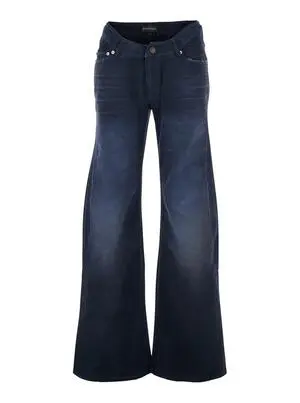 Balenciaga Faded Denim Jeans - Multicolor