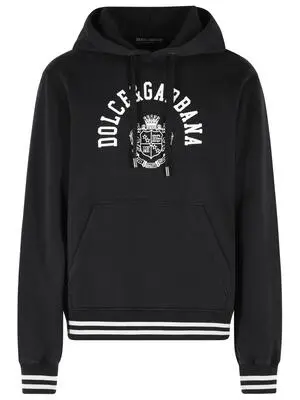 Dolce & Gabbana Cotton Hoodie - Black