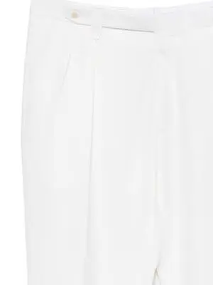 Brioni Elba Wool Trousers - Multicolor