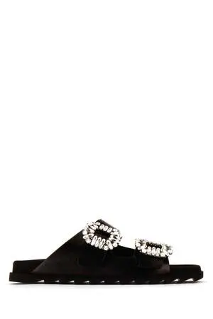ROGER VIVIER Slidy Viv Strass Buckle - Multicolor