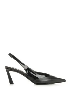 Givenchy Spiky Calfskin Slingback Pumps - Black