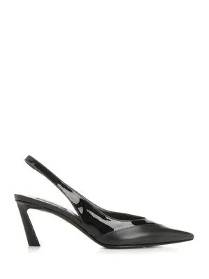 Givenchy Spiky Calfskin Slingback Pumps - Black