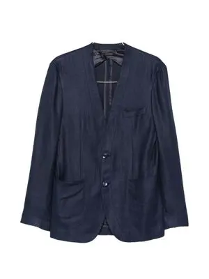 Brioni Linen And Silk Blend Jardigan