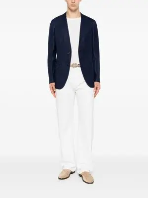 Brioni Linen And Silk Blend Jardigan
