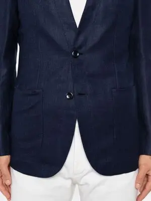 Brioni Linen And Silk Blend Jardigan