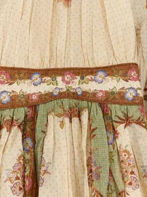 Zimmermann Indra Cotton And Silk Dress - Multicolor