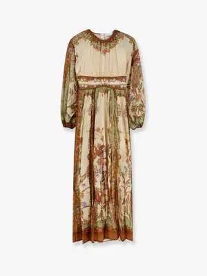 Zimmermann Indra Cotton And Silk Dress - Multicolor