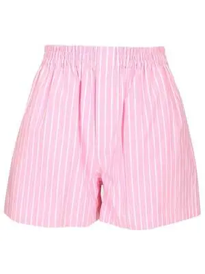 Balenciaga Striped Cotton Poplin Boxers
