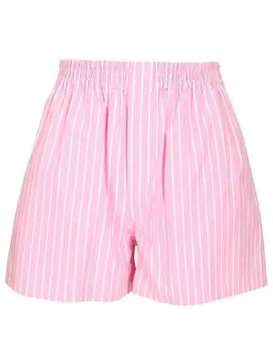 Balenciaga Striped Cotton Poplin Boxers - Multicolor