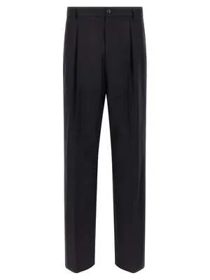 Dries Van Noten Penrud Wool Pants - Blue