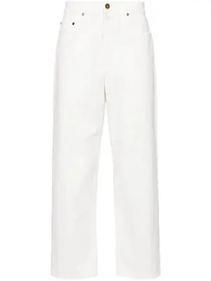 GOLDEN GOOSE Loose Fit Denim Jeans - White