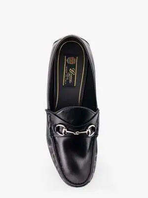 Gucci Lugano Leather Loafers - Black