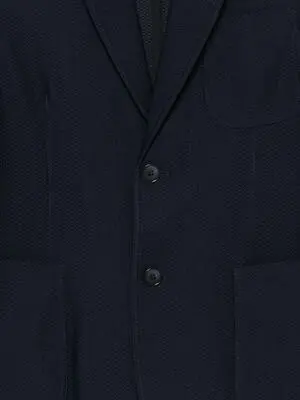 Giorgio Armani Icon Single-breasted Blazer Jacket - Multicolor