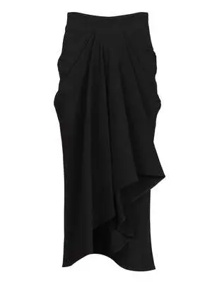 Givenchy Crêpe Cady Midi Skirt - Black