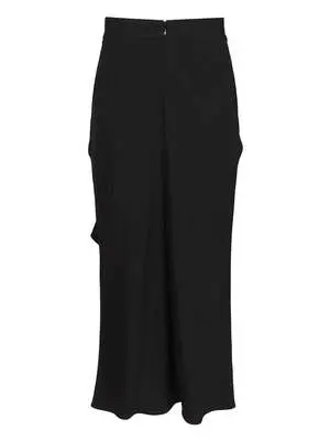 Givenchy Crêpe Cady Midi Skirt - Black
