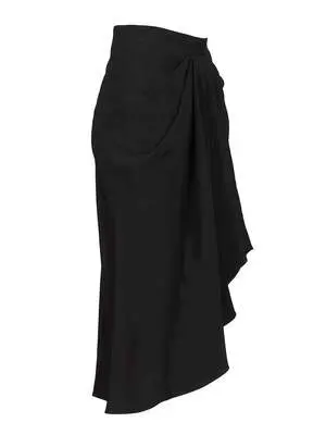 Givenchy Crêpe Cady Midi Skirt - Black