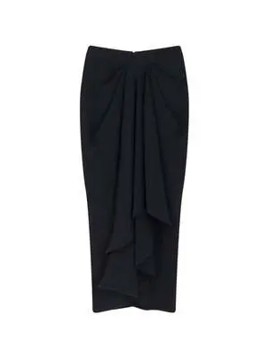 Givenchy Crêpe Cady Midi Skirt - Black