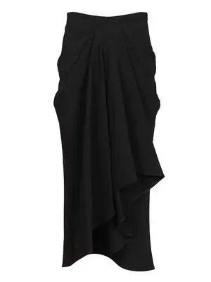 Givenchy Crêpe Cady Midi Skirt - Black