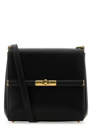 Dolce & Gabbana Leather Marlene Crossbody Bag - Black