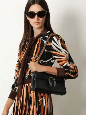 Gucci Dionysus Leather Crossbody Bag