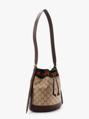 Gucci Venice Gg Fabric Bucket Bag