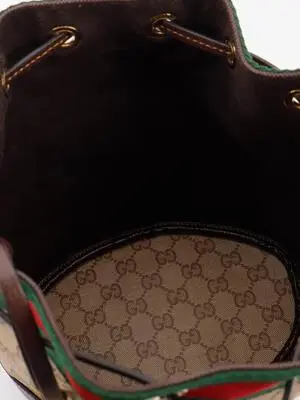 Gucci Venice Gg Fabric Bucket Bag