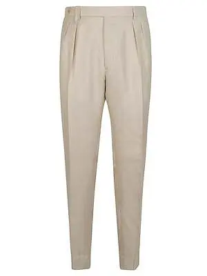 Brioni Silk And Cashmere Trousers - Multicolor