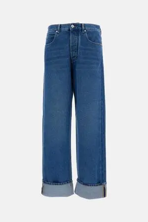 Bottega Veneta Turn Up Hem Jeans - Multicolor