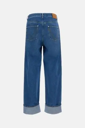 Bottega Veneta Turn-up Hem Jeans - Multicolor