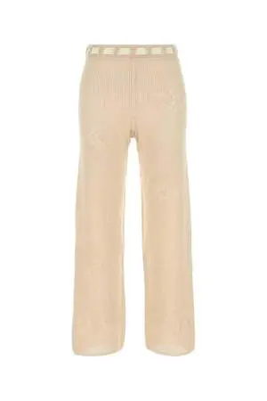 BODE Beige Crochet Pant - Brown