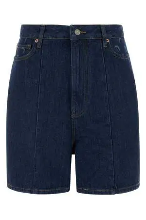 MARINE SERRE Denim Shorts - Blue