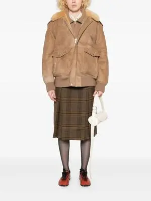 Prada Shearling Bomber Jacket