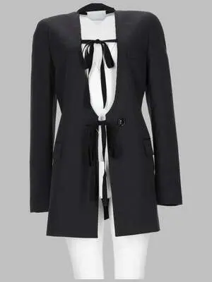 MAISON MARGIELA Giacca In Lana - Black
