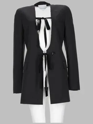 MAISON MARGIELA Giacca In Lana - Black