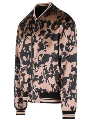 Dries Van Noten Volker' Reversible Bomber Jacket In Viscose Blend