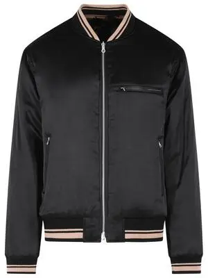Dries Van Noten Volker' Reversible Bomber Jacket In Viscose Blend