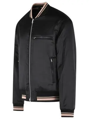 Dries Van Noten Volker' Reversible Bomber Jacket In Viscose Blend