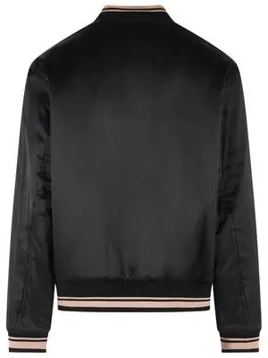 Dries Van Noten Volker' Reversible Bomber Jacket In Viscose Blend
