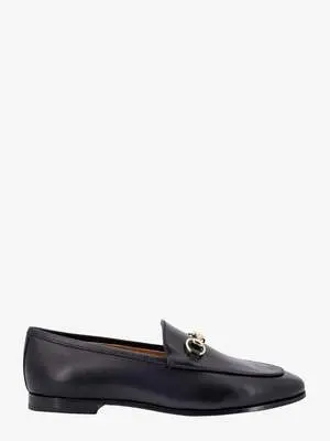 Gucci Leather Jordaan Loafers - Black