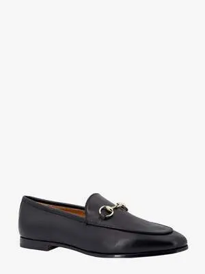 Gucci Leather Jordaan Loafers - Black