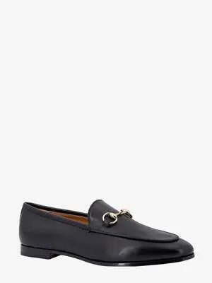 Gucci Leather Jordaan Loafers - Black