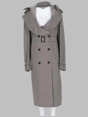MAISON MARGIELA Trench Con Colletto Ripiegato