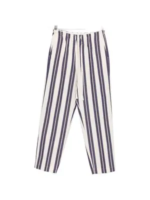 FORTE_FORTE Striped Drawstring Trousers - Multicolor