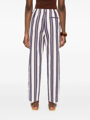FORTE_FORTE Striped Drawstring Trousers
